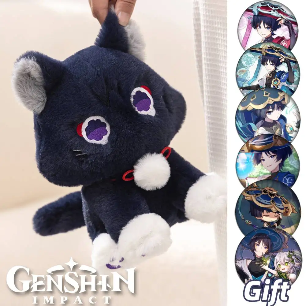 Anime Genshin Impact Scaramouche Cat Plush Wanderer Balladeer ...