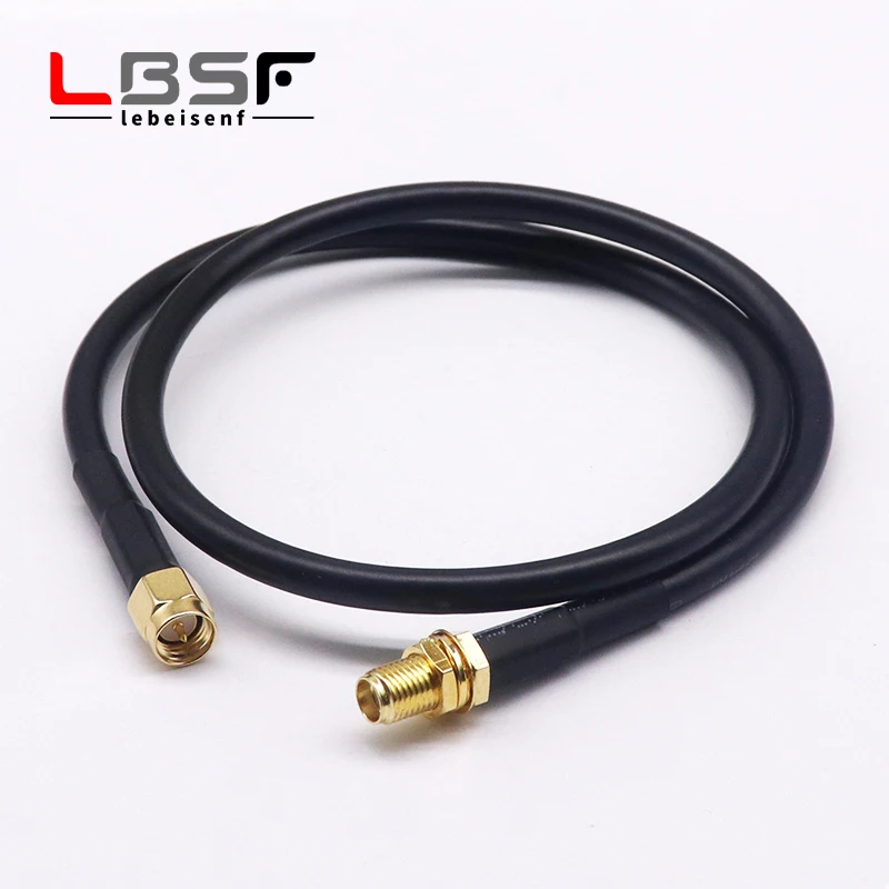 SMA-Male-to-SMA-Male-RG58-50ohm-Coaxial-Cable-SMA-Plug-WiFi-Antenna ...