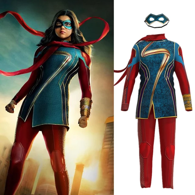 Ms Marvel Cosplay Costume
