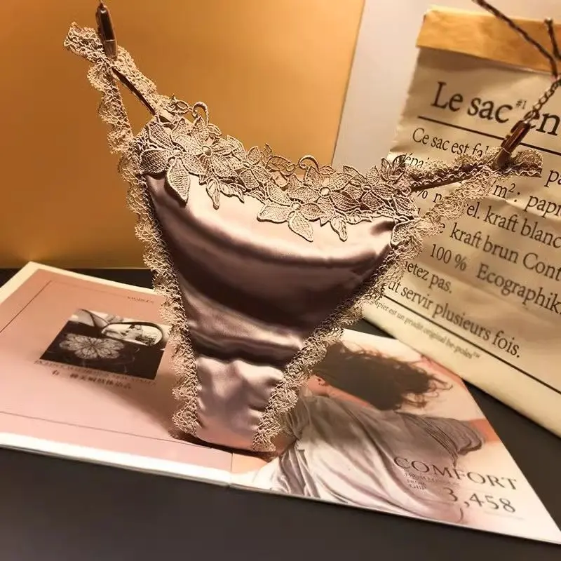 Europe-American-Lace-Thong-Triangle-Panties-Water-soluble-Flowers-Low ...