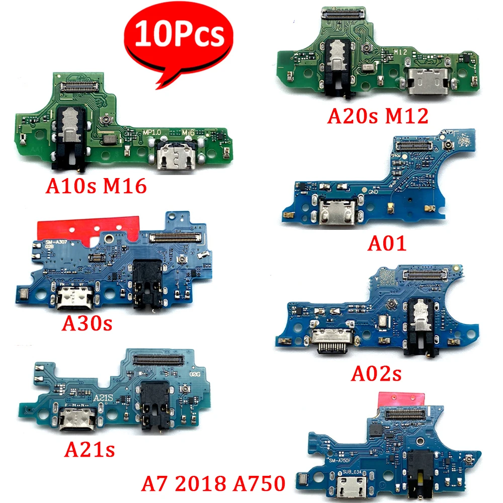10Pcs，Tested For Samsung A10S A20S A30S A50S A21S A01 A03 Core A02S USB ...