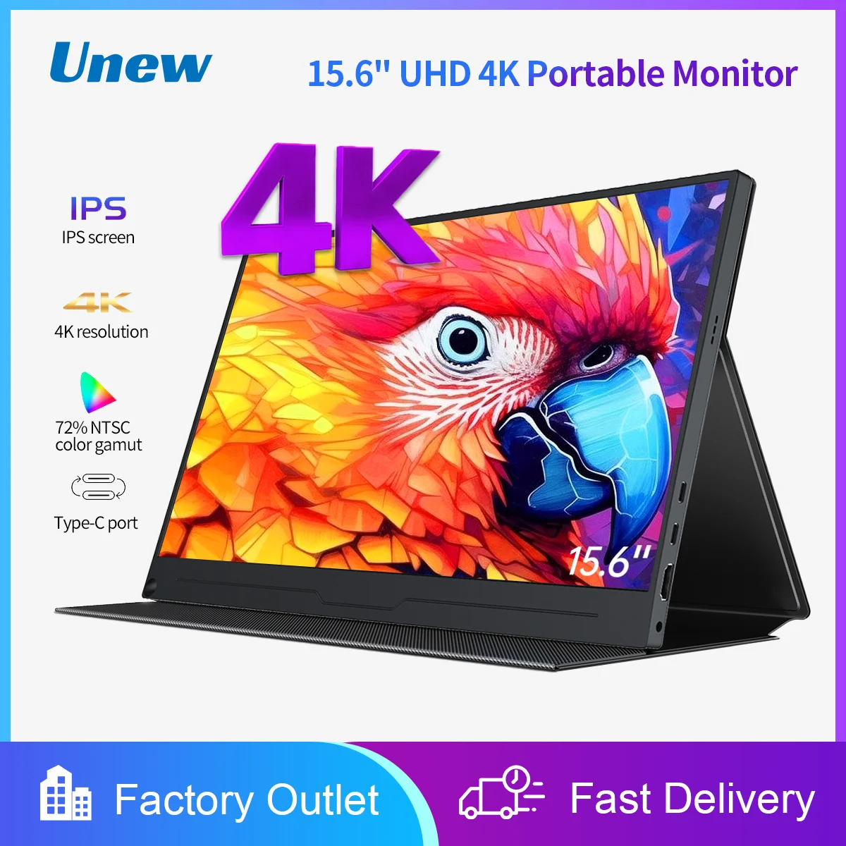 15-6-inch-Monitor-IPS-4K-FHD-3840x2160-Extended-Display-Support-HDMI ...
