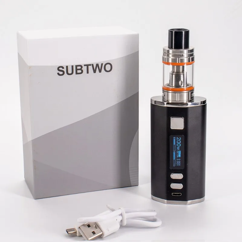 Original-Electronic-Cigarette-200W-Box-Mod-Kit-4400mAh-Build-in-Battery ...