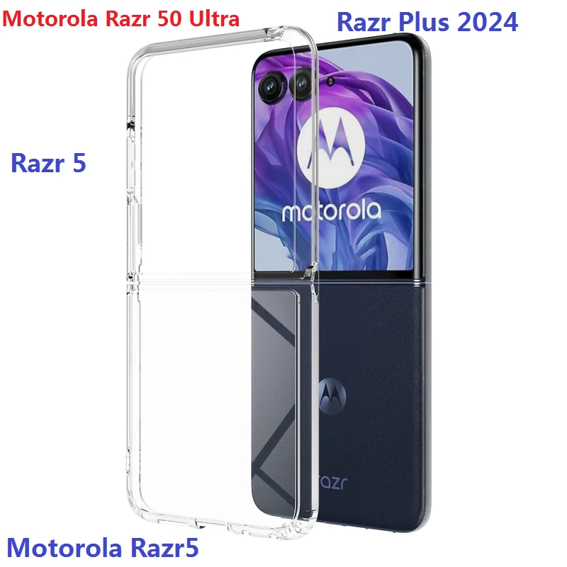 Crystal-Clear-For-Motorola-Razr-50-Ultra-Case-Razr5-Moto-Razr-Plus-2024 ...