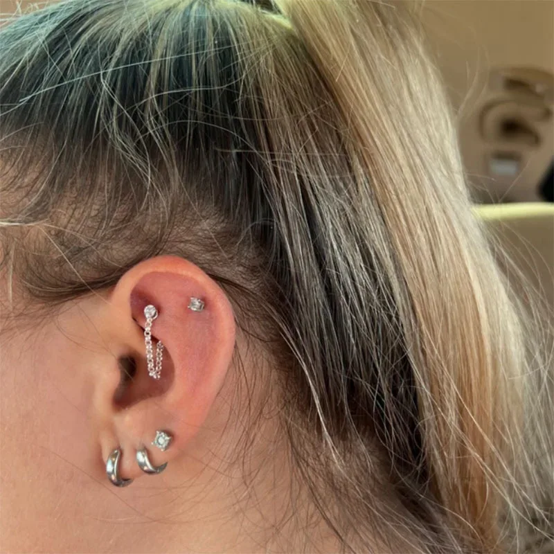 Ear Bridge Piercing