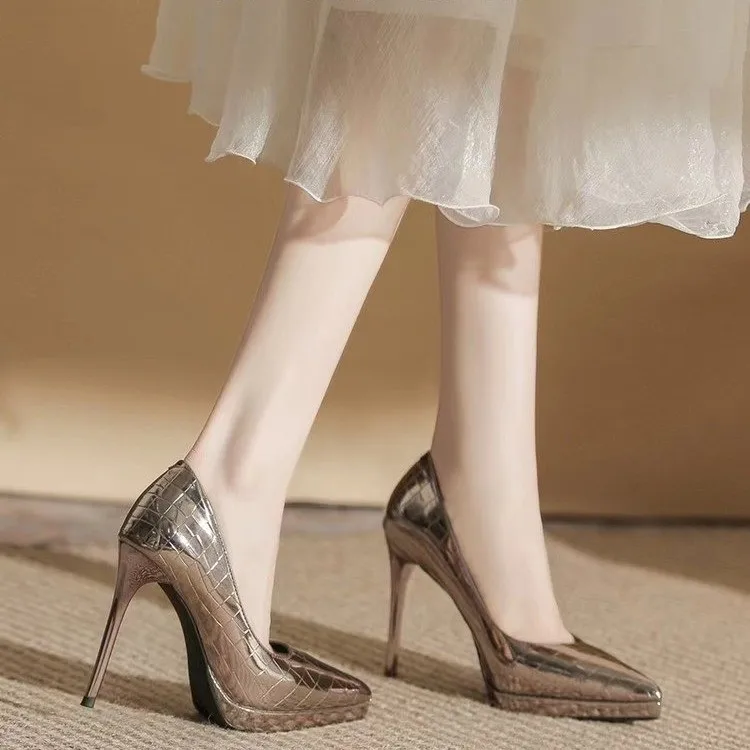 2024-Platform-Heels-Lace-Up-Branded-Pumps-African-Woman-Shoe-Shallow ...