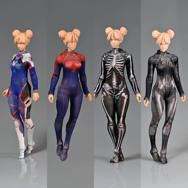 Romankey-X-COWL-Series-1-12-Female-Figure-Soldier-Skull-Beauty-Print ...