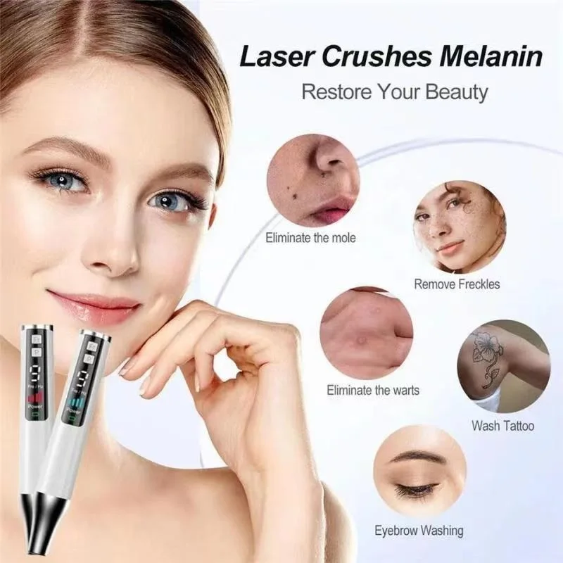 PAKISS-Luz-Azul-e-Vermelha-Terapia-Pigmento-Tatuagem-Cicatriz-Mole ...