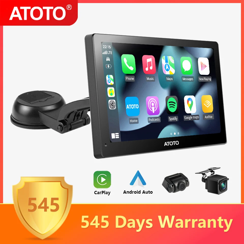 ATOTO-P8-RM-7-Portable-Car-Radio-With-Wireless-CarPlay-Android-Auto ...