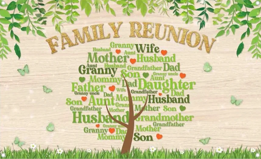 Family Reunion Background Designs