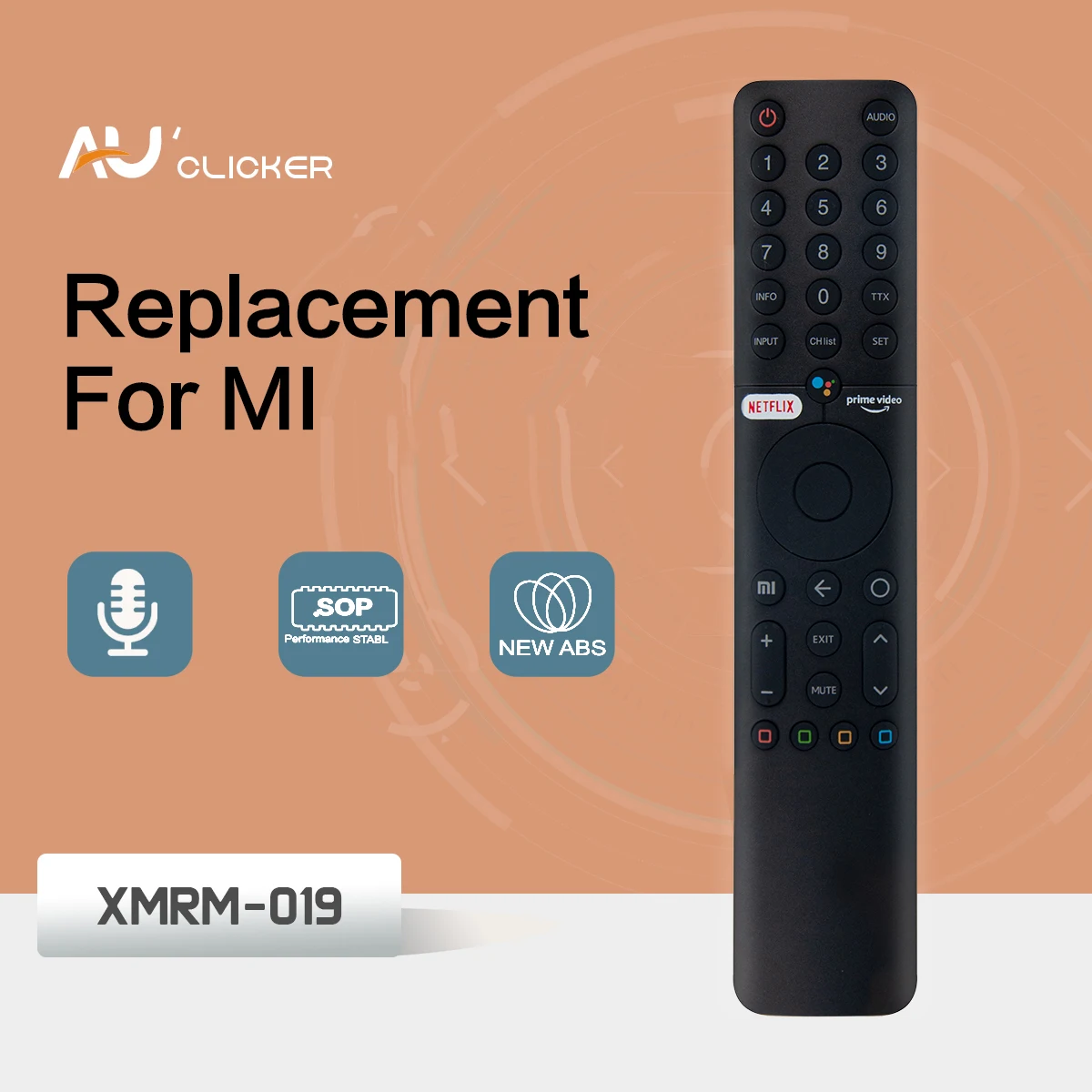 XMRM-019 Voice Remote Control For MI XIAOMI Smart TV Android 4K P1 ...