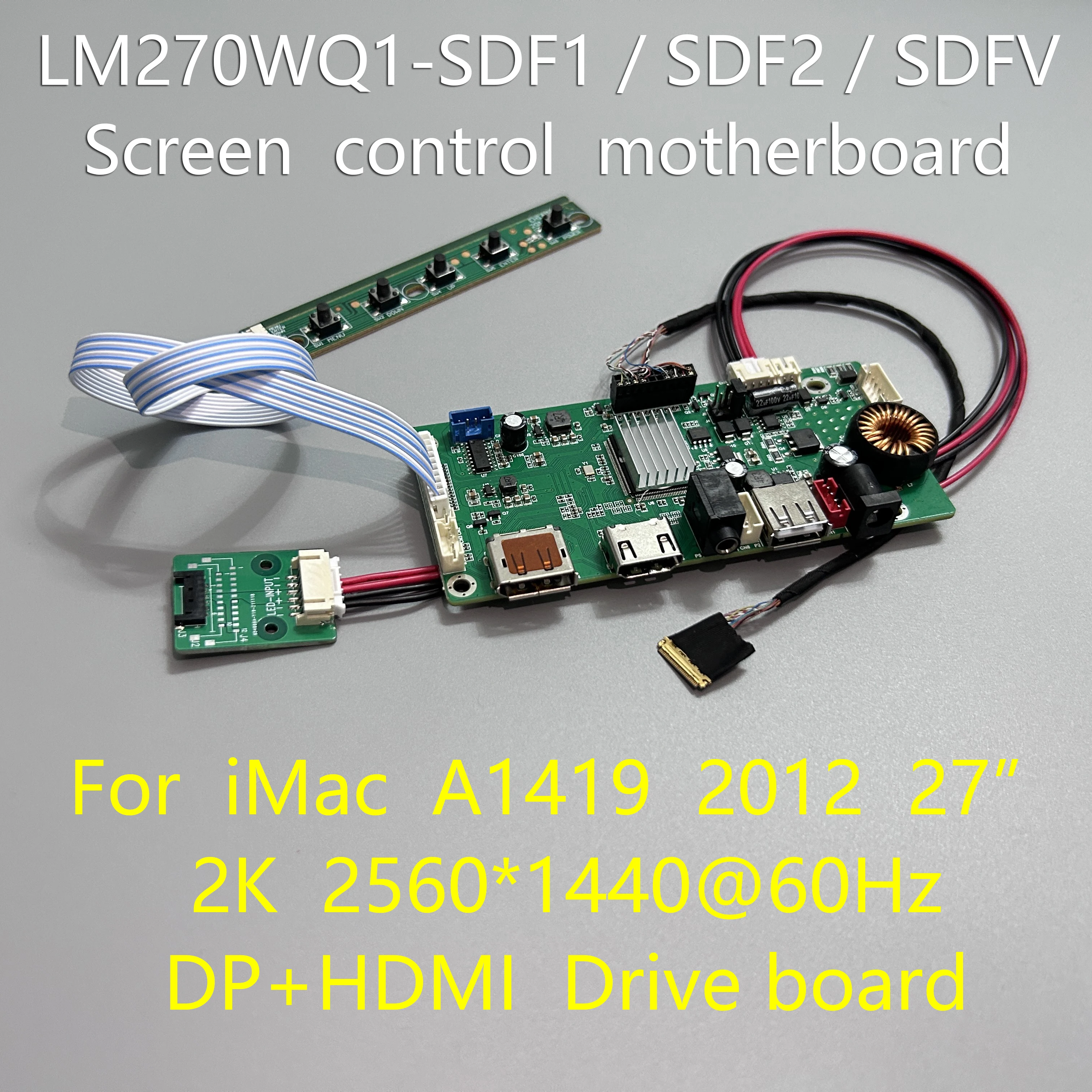 LM270WQ1-SDF1-SDF2-SDFV-Drive-Board-For-iMac-A1419-27Inch-Screen ...