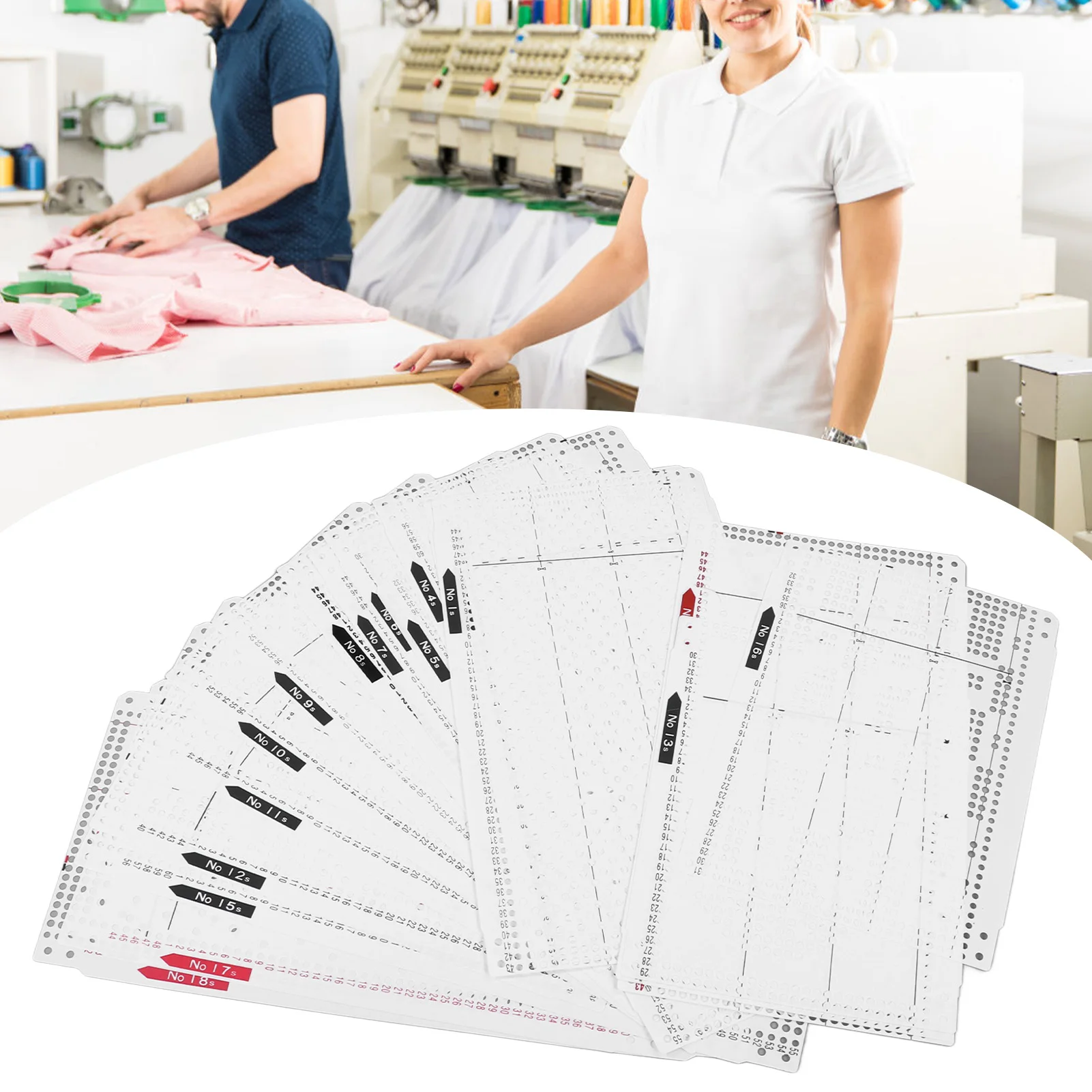 Sewing-Knitting-Machine-Flower-Punch-Card-No-1-20-Punching-Accuracy ...