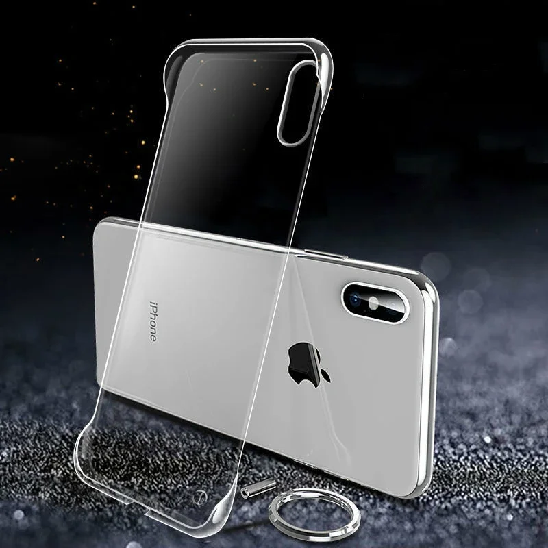 Ultra-Thin-Frameless-Clear-Plastic-Phone-Case-For-iPhone-15-14-13-12 ...