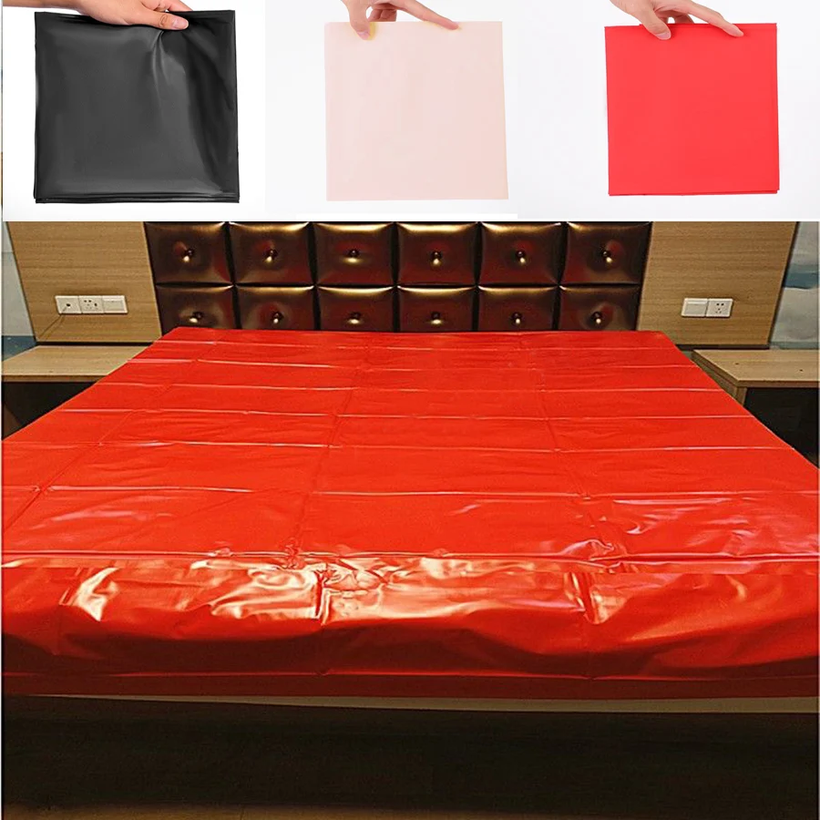 100-Waterproof-PVC-Oil-SPA-Adult-Bedsheets-Bed-Cover-Couple-Game-Flat ...