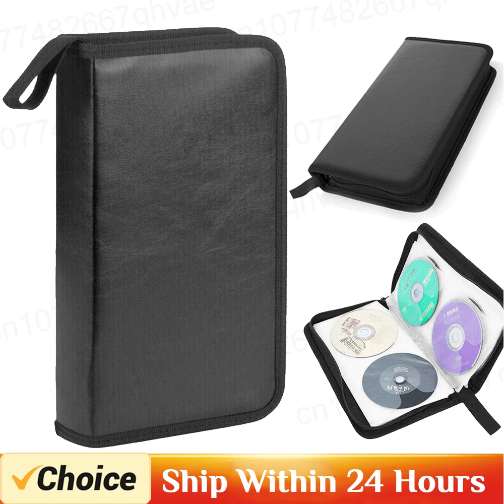 40-80-Capacity-Disc-CD-Bag-DVD-VCD-Wallet-Storage-Organizer-Case-CD ...