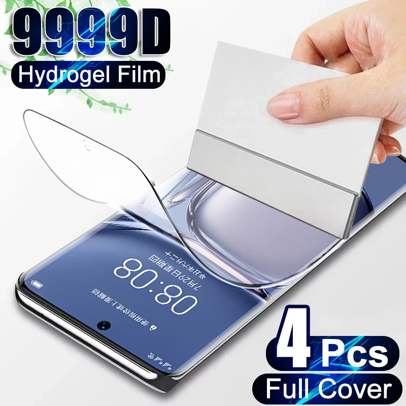 4pcs Hydrogel Film For Huawei Nova 10 9 8 Pro 8i Screen Protector ...