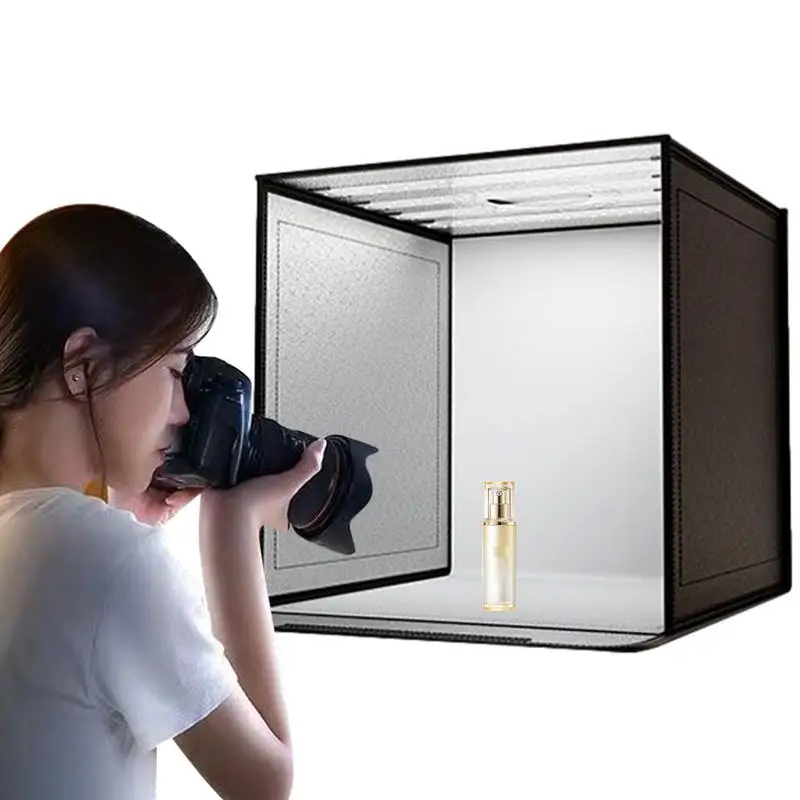 Photo-Box-For-Photography-Foldable-Picture-Tent-With-Dimmable-LED-Light ...