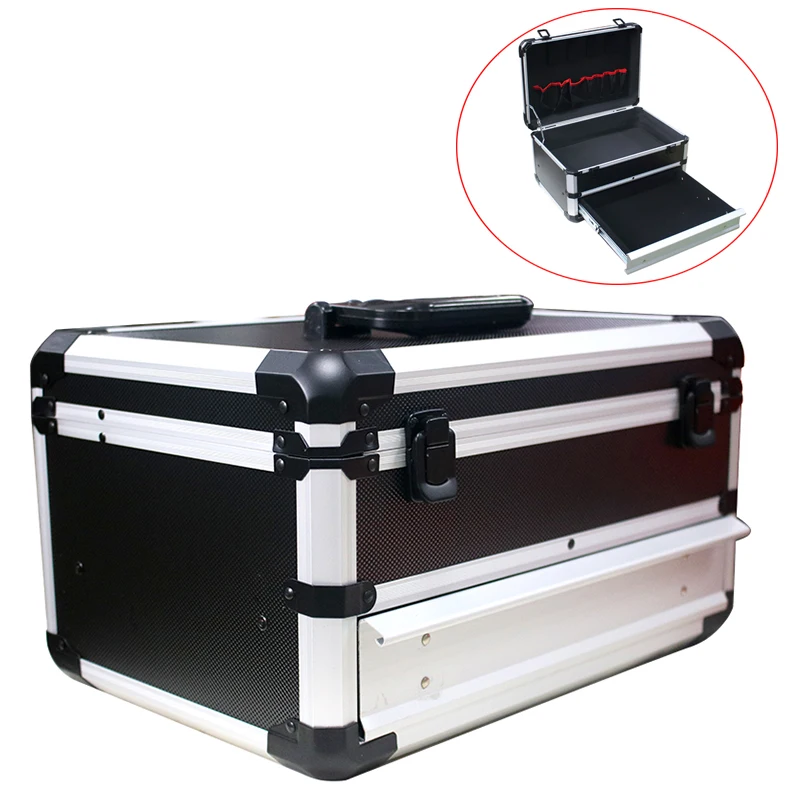 Aluminum-Case-Tool-Box-With-Drawers-Portable-Multi-Tool-Storage-Case ...