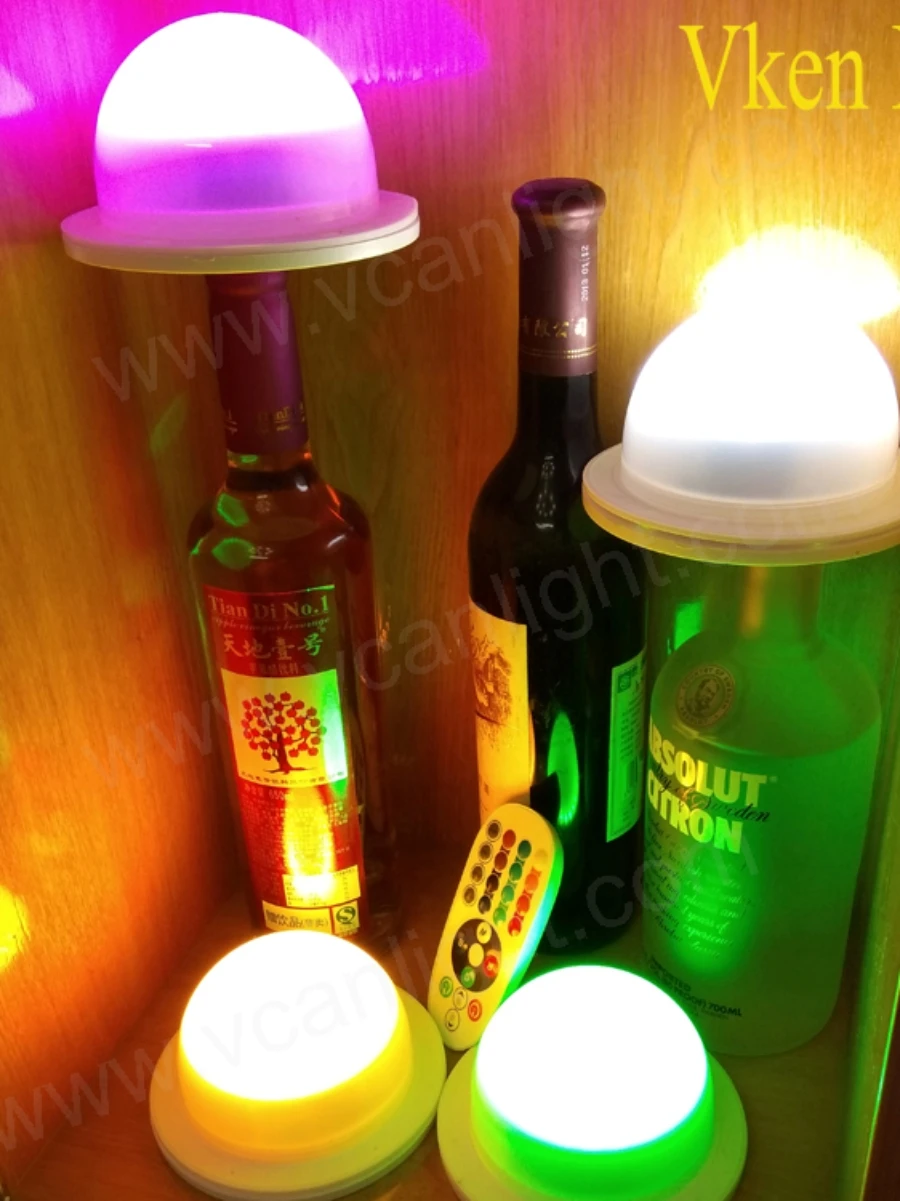 6PCS DHL Free Shipping Super Bright LED RGB Battery Rechargeable Color ...