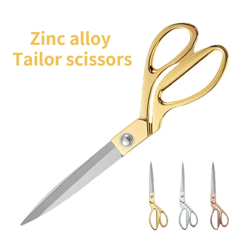 8-9-10-Inch-Tailor-Scissors-Galvanized-Alloy-Stainless-Steel-Large ...