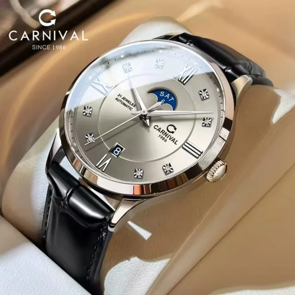 CARNIVAL-New-Automatic-Mens-Watches-Top-Brand-Luxury-Mechanical-Watch ...