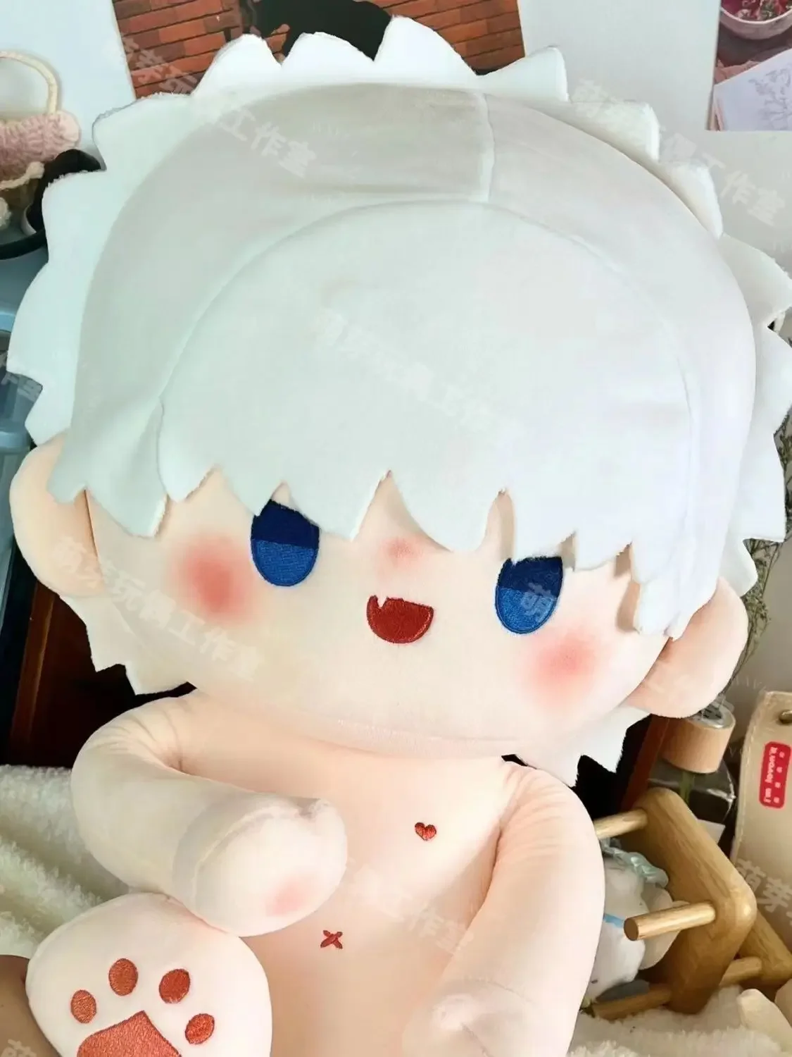 40CM Anime Role No Attributes Killua Zoldyck Cosplay Soft Plush Doll ...