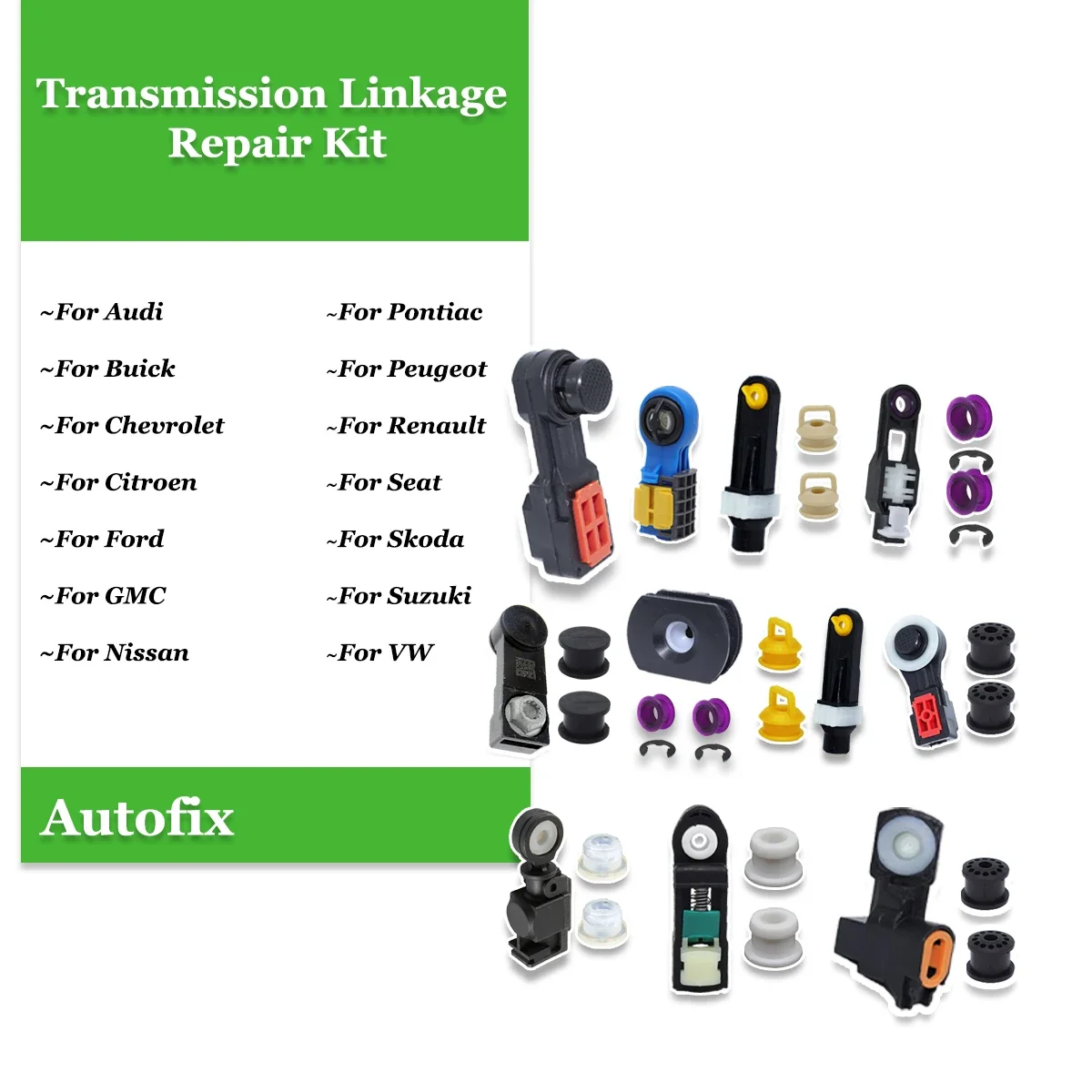 Universal-Transmission-Shift-Cable-Linkage-Bushing-Kit-Lever-End ...