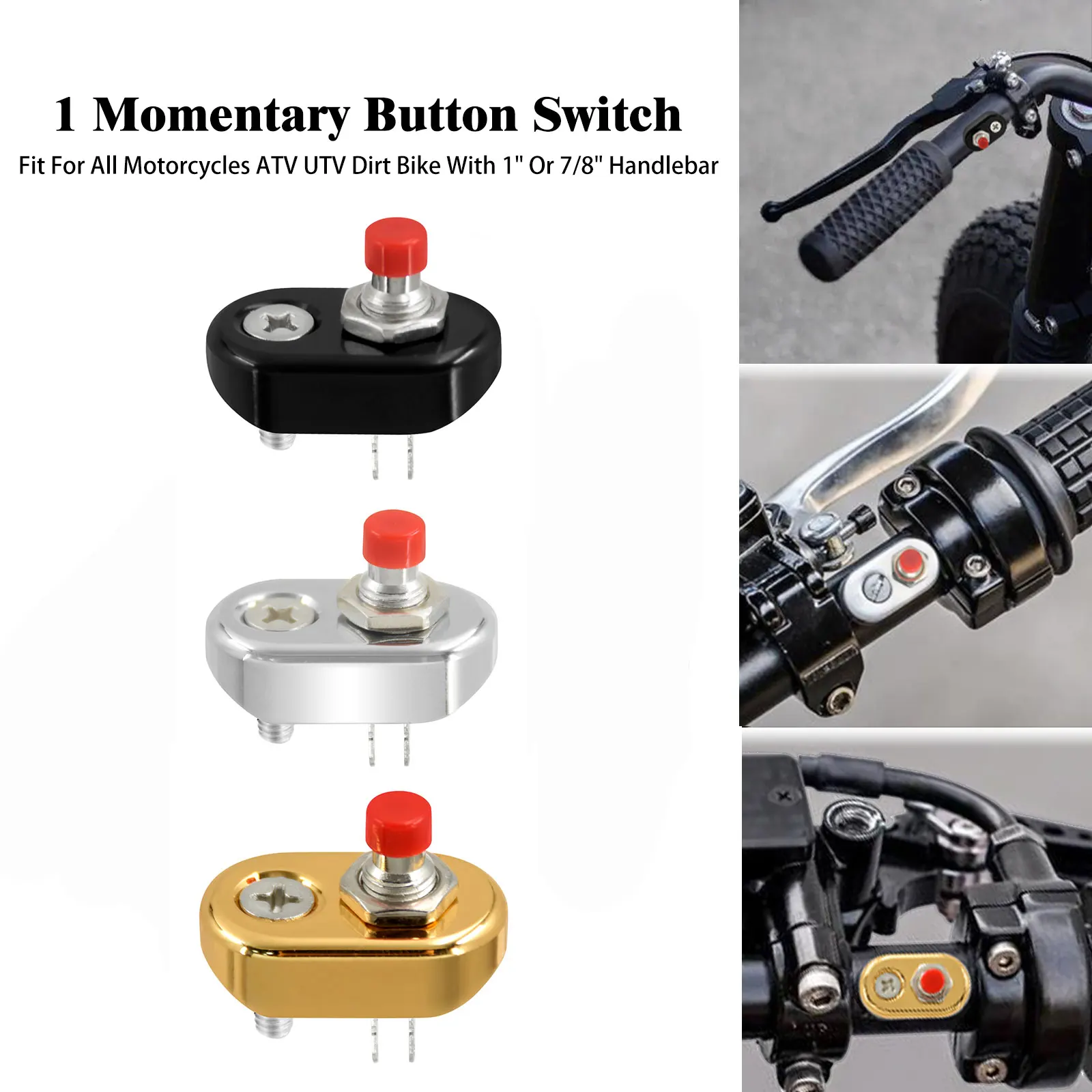 Universal-Motorcycle-7-8-1-Handlebar-Mini-Switch-Block-Push-Button ...