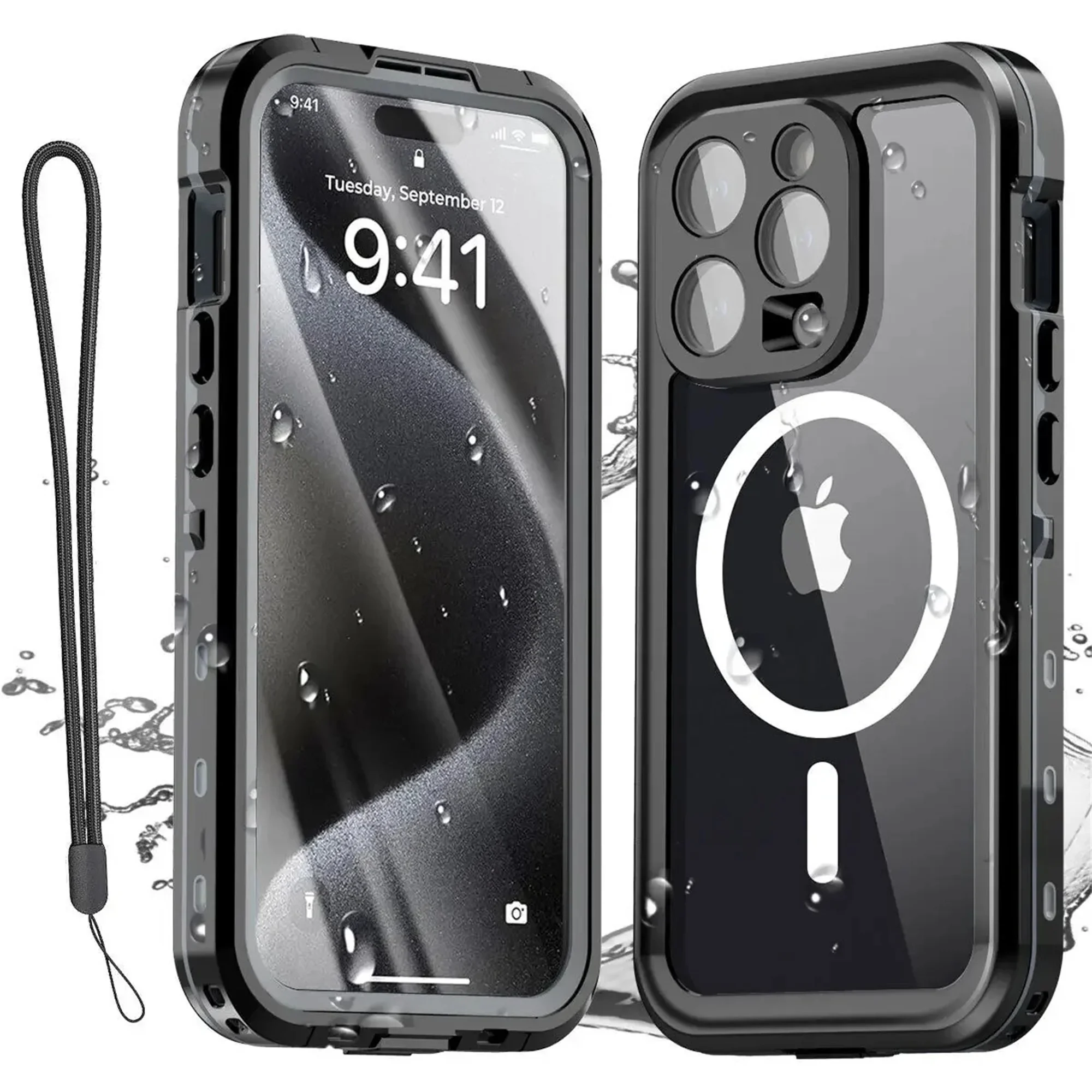 IP68-Waterproof-Case-For-iphone-16-15-Pro-Max-14-13-Pro-Full-Body ...