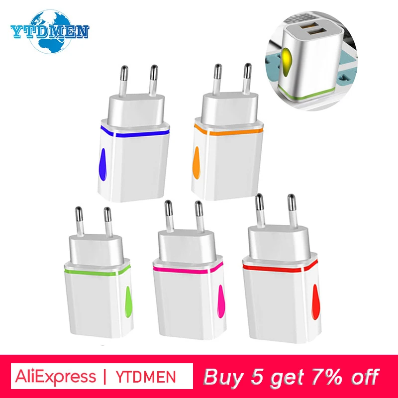 5v2a Carregador Usb Portátil Carga Rápida Para Iphone Samsung Celular ...