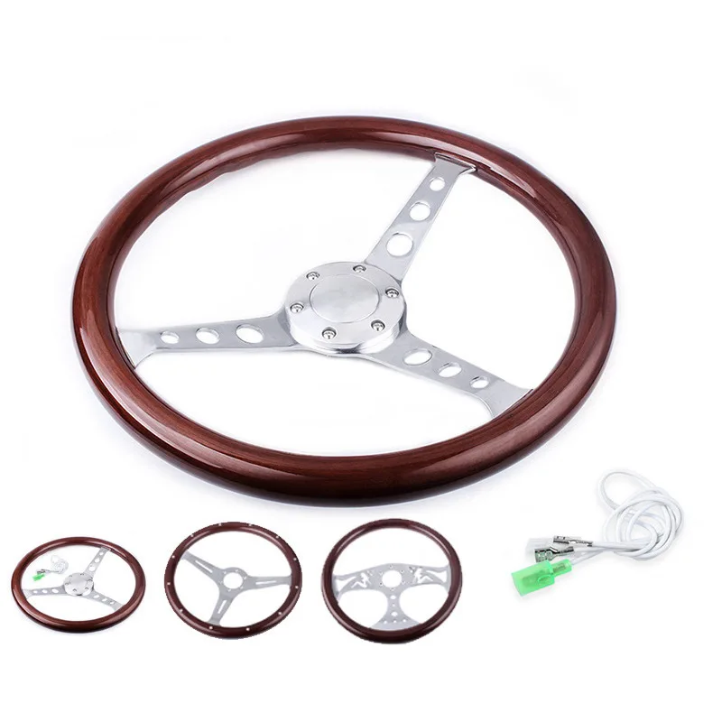 Automotive universal modified solid wood steering wheel accessory 15 ...