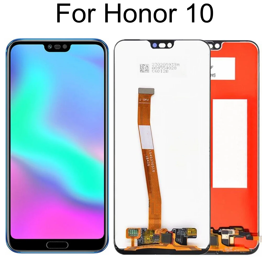 with-Fingerprint-For-Huawei-Honor-10-LCD-Display-Touch-Screen-For ...