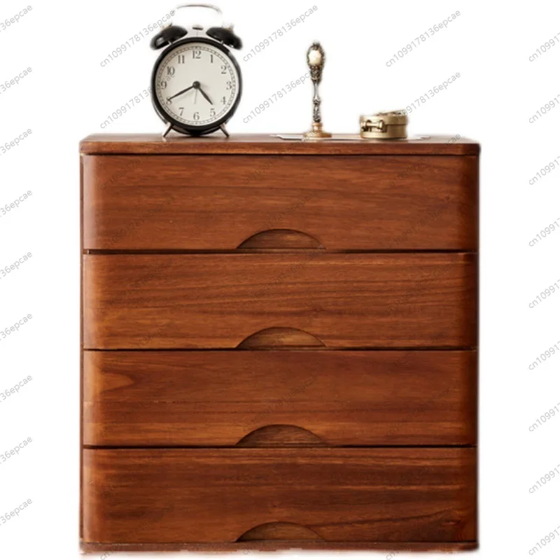 Multi-Layer Wooden Desktop Storage Boxes, Solid Wood Drawer File ...