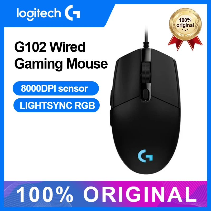 Logitech-rat-n-Lightsync-G102-con-cable-para-juegos-Mouse ...