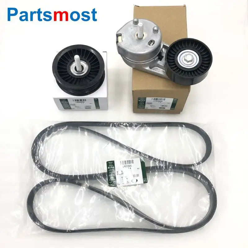 5-0L-V8-Drive-Belt-Idler-pulley-Tensioner-for-Land-Rover-Range-Rover ...