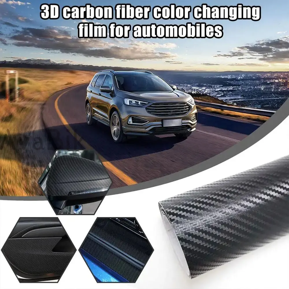 50cm-300cm-3D-Carbon-Fiber-Vinyl-Car-Wrap-Sheet-Roll-Film-Motorcycle ...
