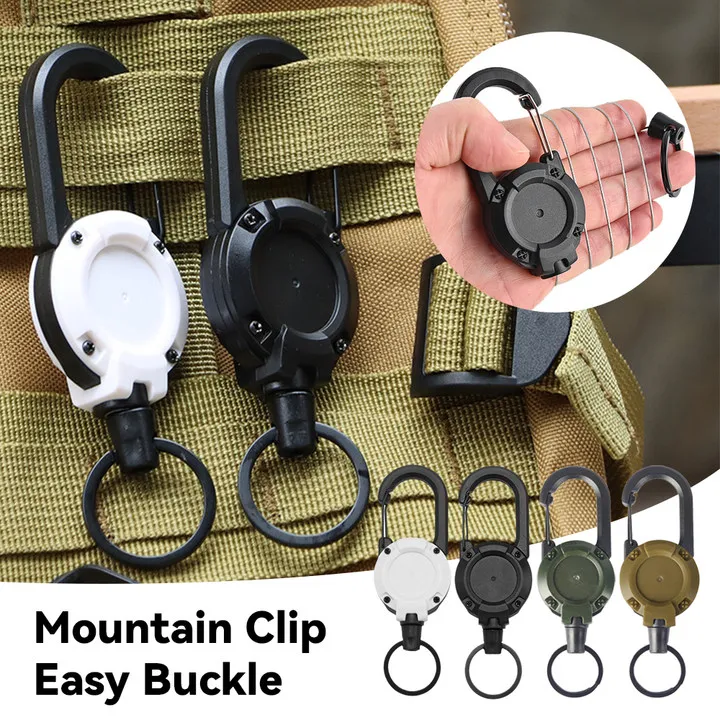 1-piece-Retractable-Rope-Anti-theft-Keychain-Outdoor-Automatic-Wire ...
