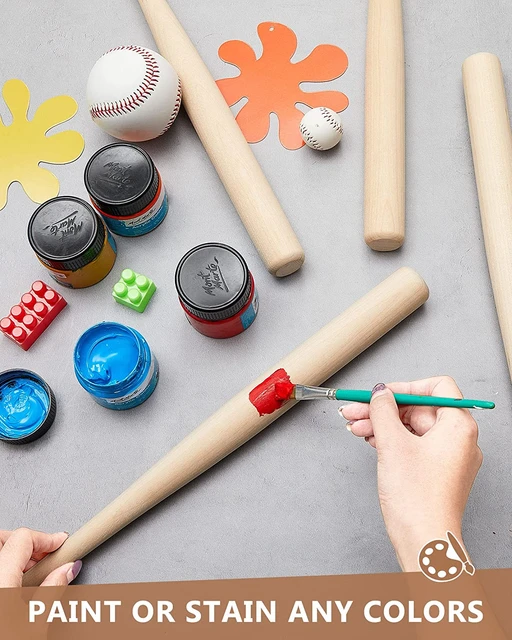 Plain Wooden Baseball Bat