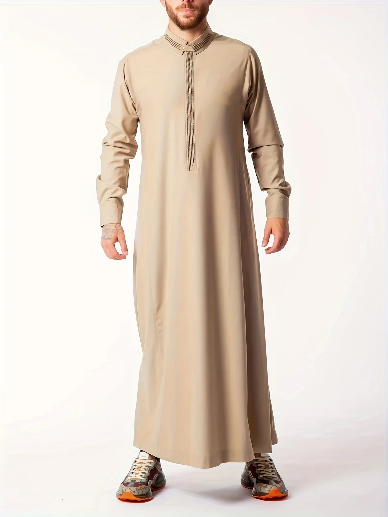 Apricot-Men-Thobe-2023-Middle-East-thobe-jubba-Thawb-for-Men-Plus-size ...