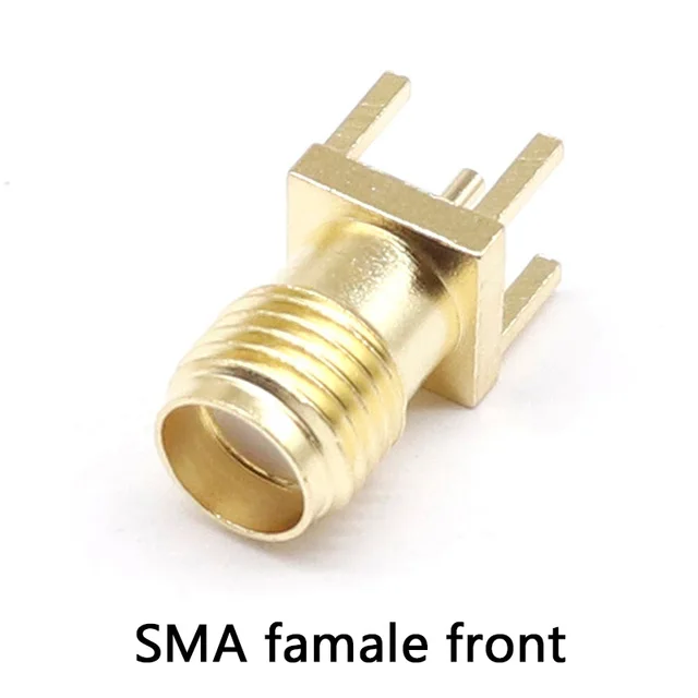 SMA Female Jack Male Plug Adapter Solder Edge PCB Straight Right angle ...