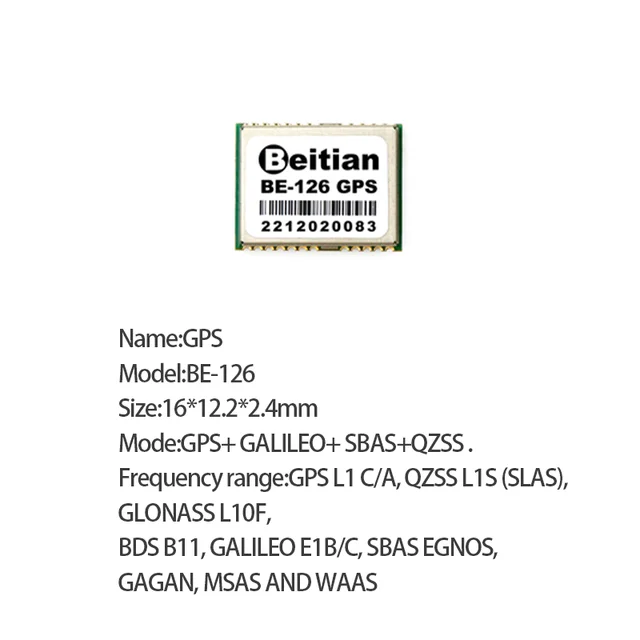 Beitian M10050 Chip GPS BE-126 BE-180 BE-220 BE-250 BE-280 BE-450 BE-880 BE-880Q Antenna ...