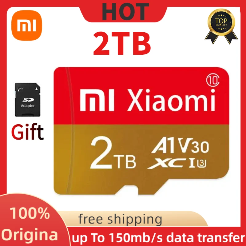 Xiaomi-Micro Cartão de Memória Original, Mini Cartão de Memória, TF, SD ...
