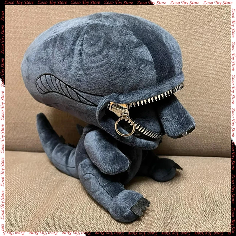 Alien-Xenomorph-Shaped-Zipper-Mouth-Plush-Doll-Kawaii-Plush-Pillows ...