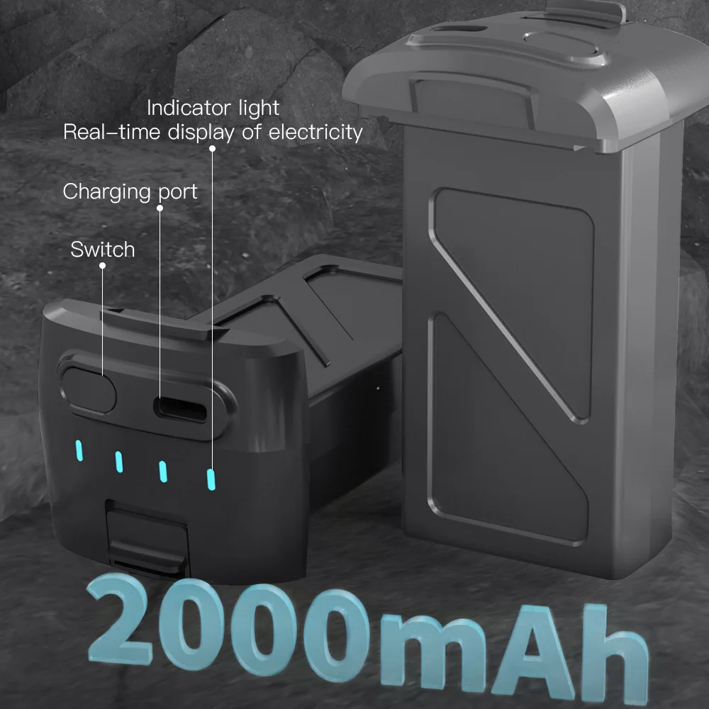 SJRC F5S PRO Battery 7.4V 2000mAh Original Battery F5SPRO Drone Battery ...