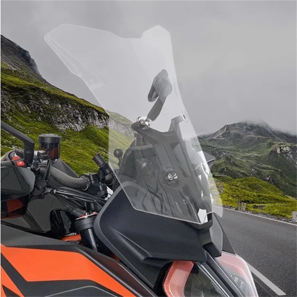For KTM 2019-2022 SUPERDUKE 1290GT lengthened widened windshield ...