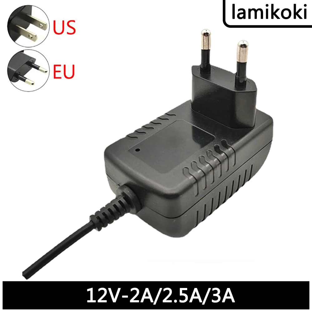 220-Volts-To-DC-12V-3A-2-5-Amp-2-Power-Adapter-Desktop-Computer-LCD ...