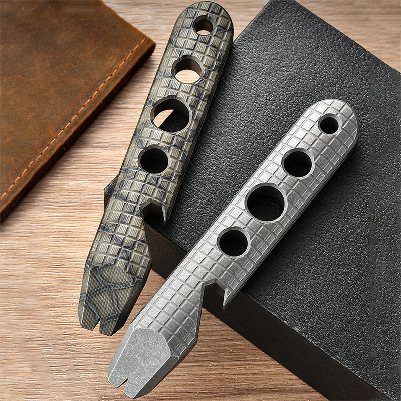 Titanium Alloy Pry Bar Multi-Tool with Bottle Opener Window Breaker ...