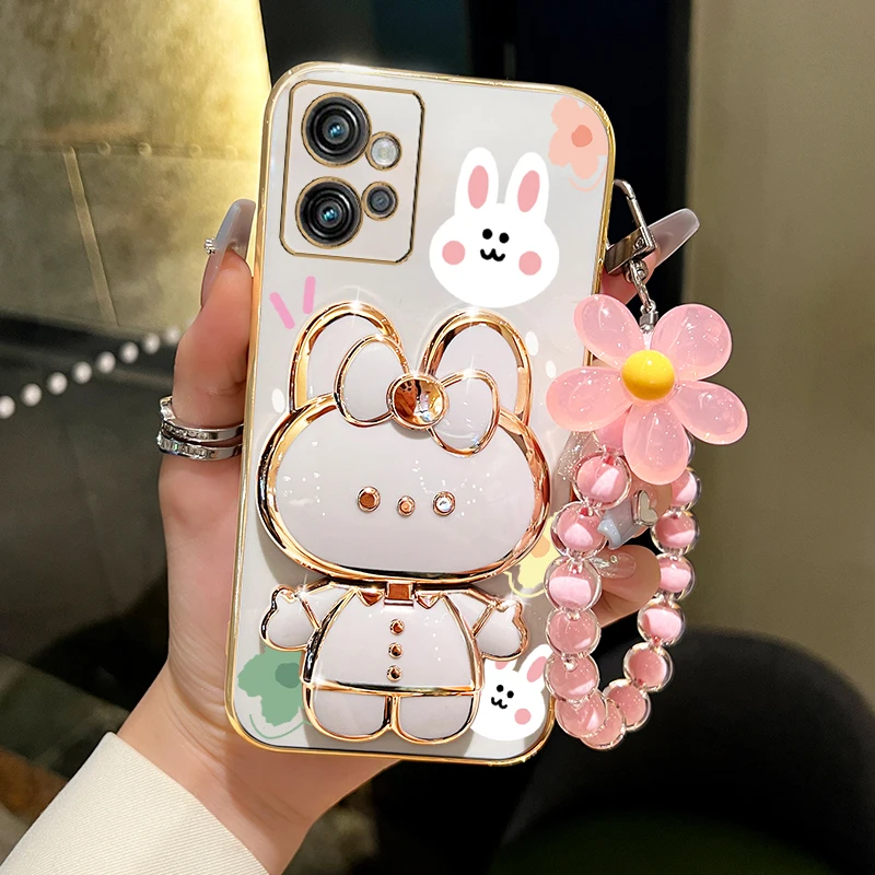 G-32-Flower-Strap-Cute-Rabbit-Phone-Holder-Case-On-For-Mototola-Moto ...