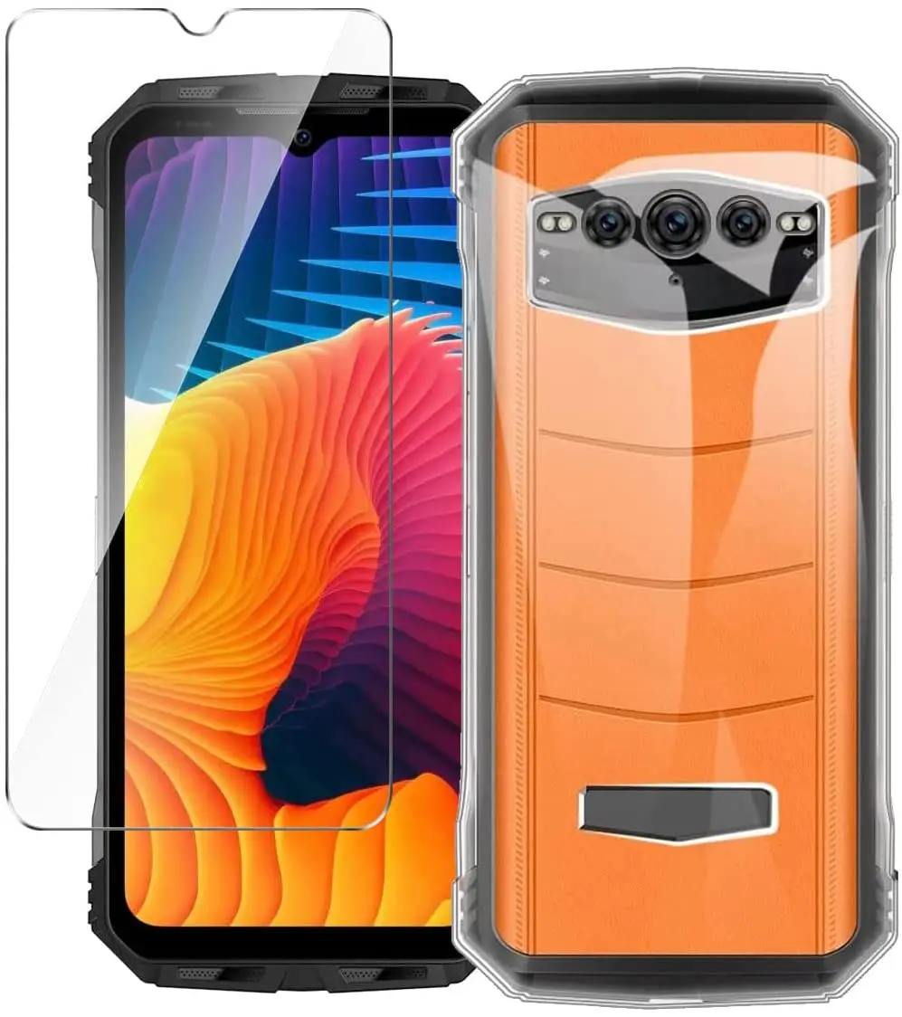 3-in-1-Case-protective-Glass-For-Doogee-S100-Screen-Protector-For ...